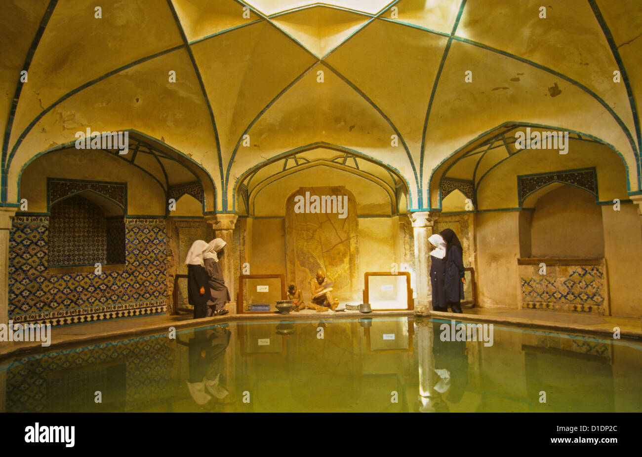 Ebrahim Khan Baths. Kerman. Iran Stock Photo - Alamy