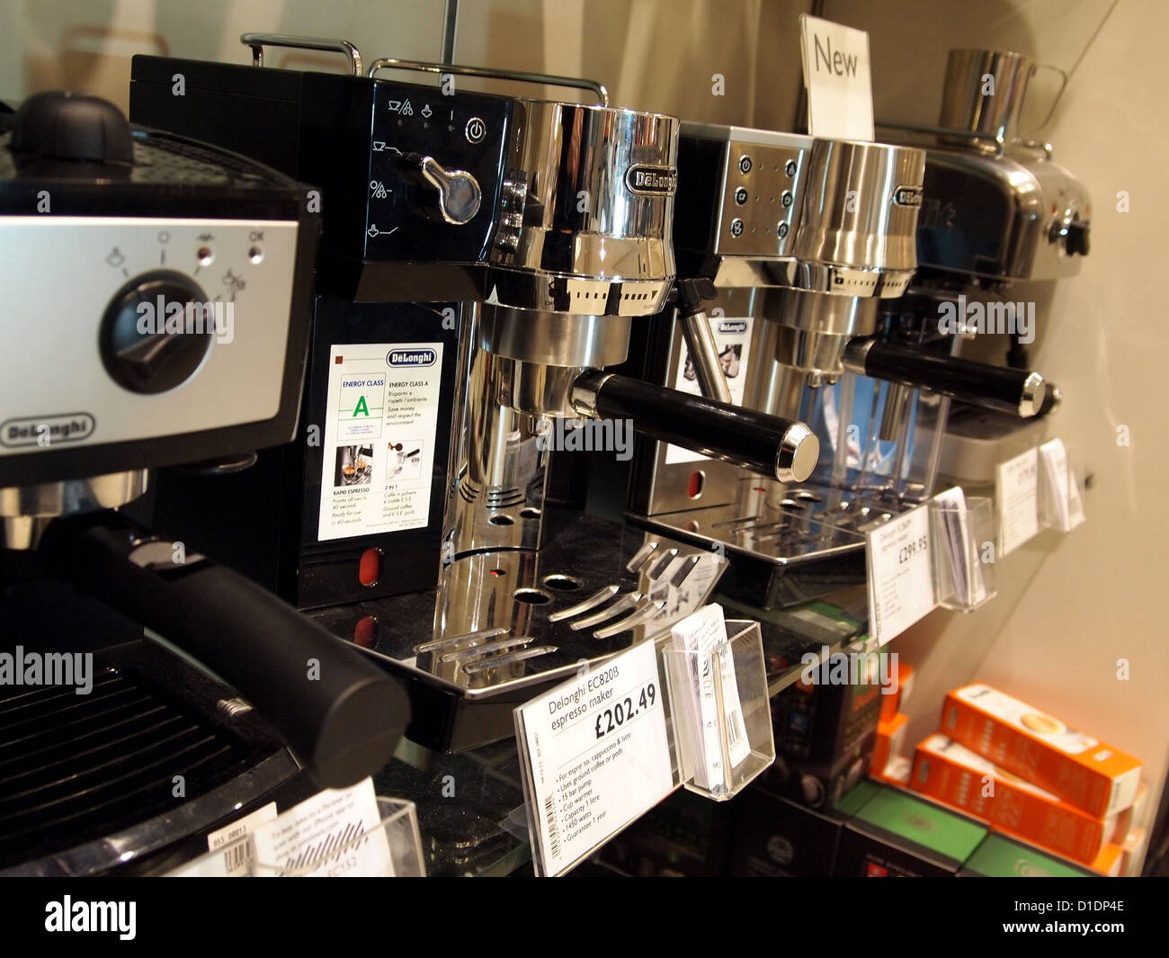 Kitchen hardware on display in a department store Stock Photo - Alamy