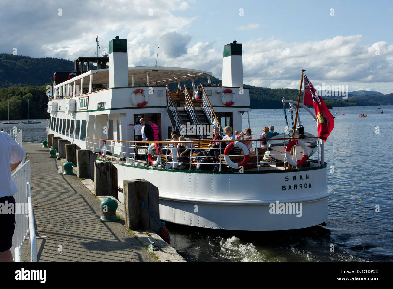 The MV Swan , originally steam , passenger ferry on Lake Windermere ...