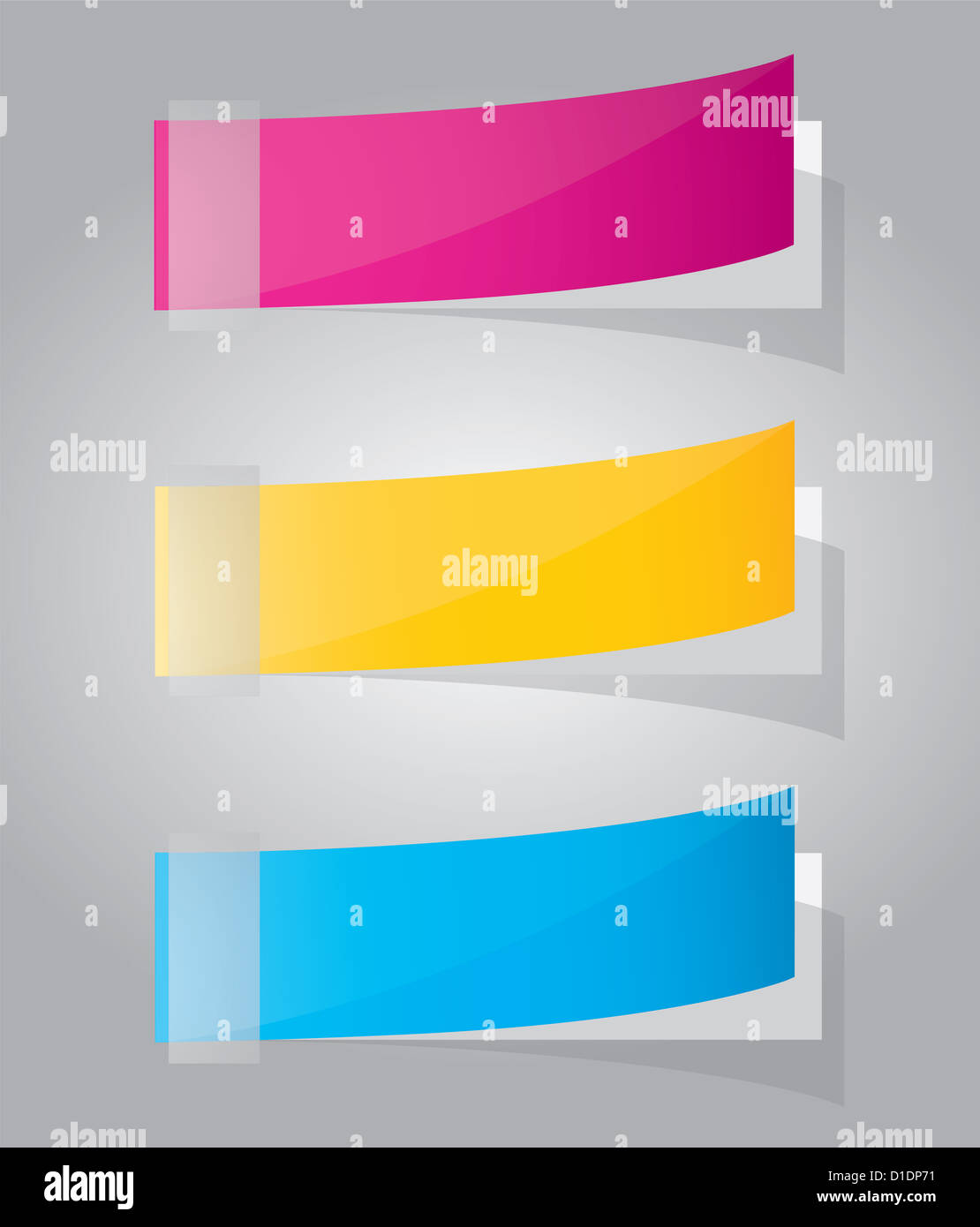 Multicolored stickers. Vector Stock Photo - Alamy