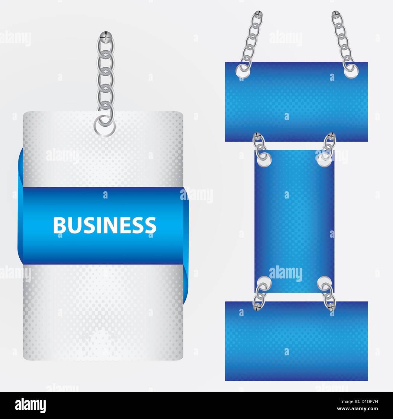 set of special paper tags Stock Photo - Alamy