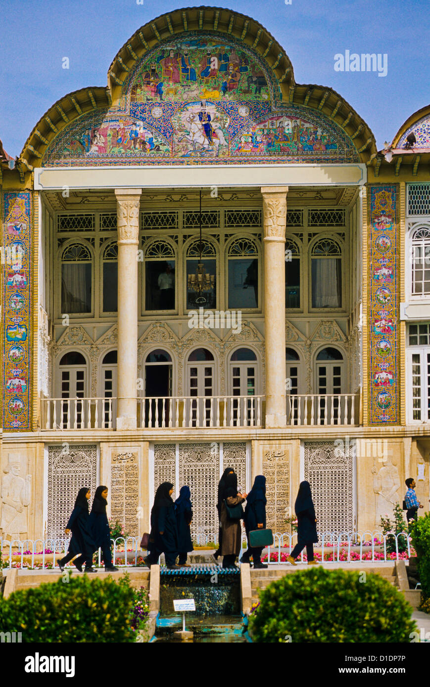 Bagh-e Eram garden and Mohamed Golhi Khan palace. Shiraz. Fars. Iran ...