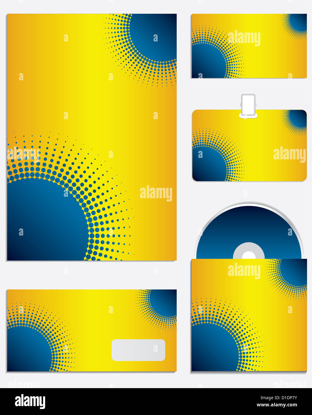 vector style template design set Stock Photo - Alamy
