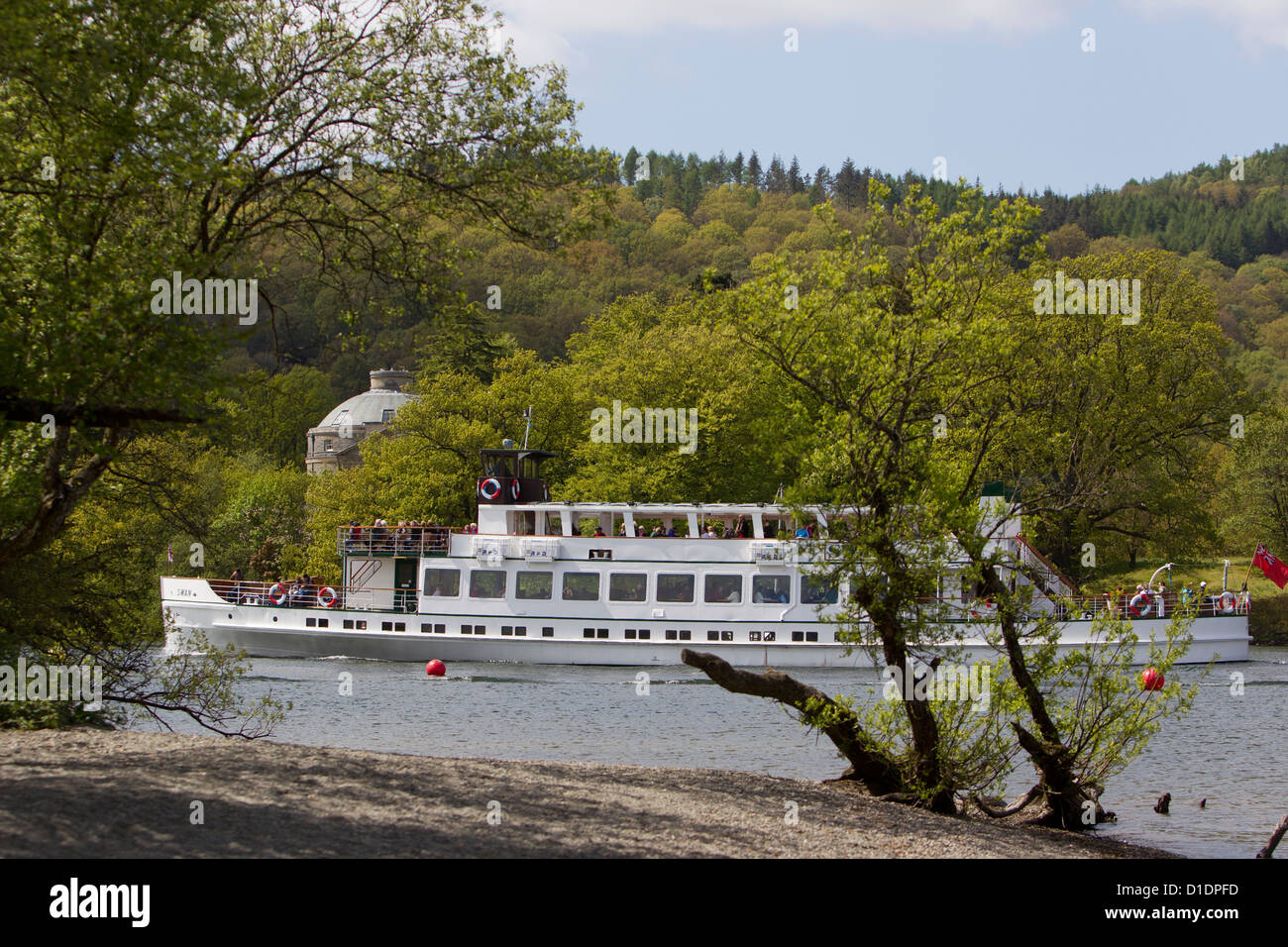 The MV Swan , originally steam , passenger ferry on Lake Windermere ...
