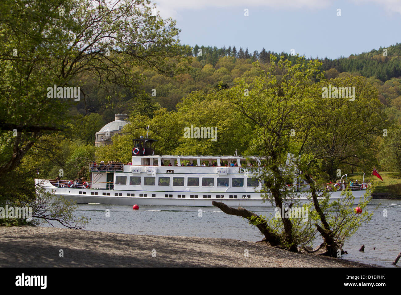 The MV Swan , originally steam , passenger ferry on Lake Windermere ...