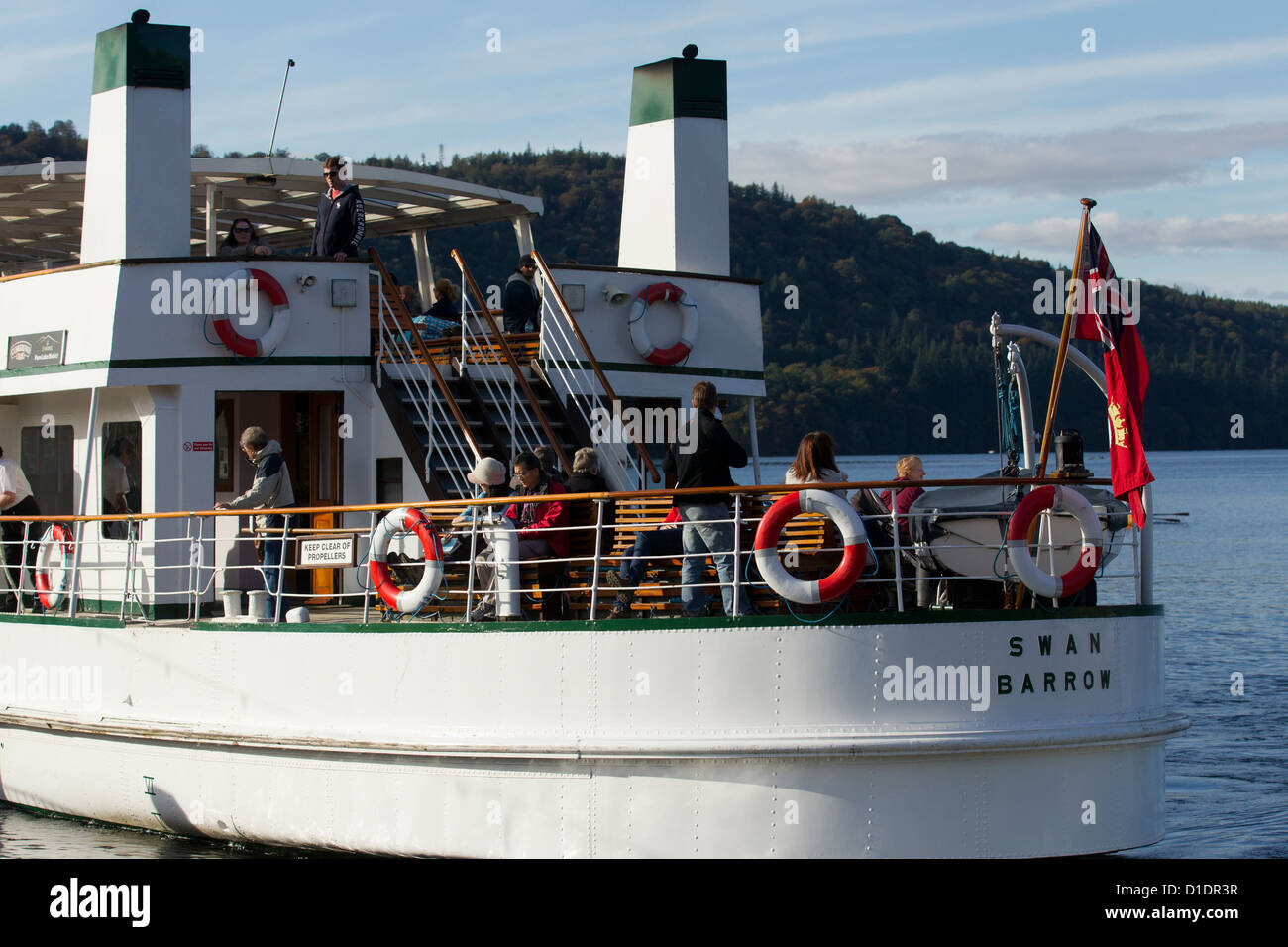 The MV Swan , originally steam , passenger ferry on Lake Windermere ...