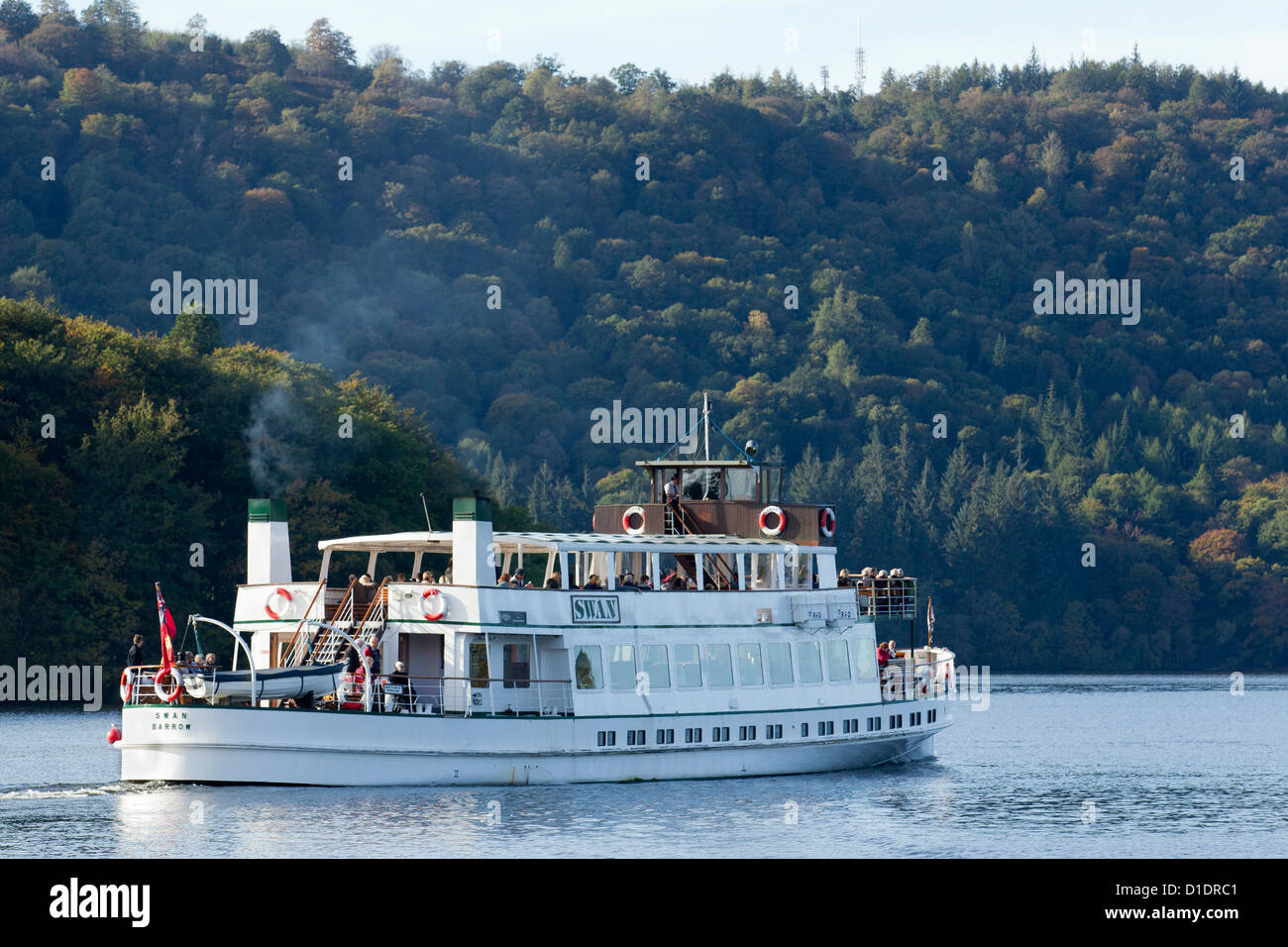 The MV Swan , originally steam , passenger ferry on Lake Windermere ...