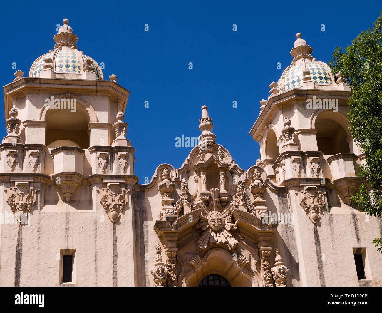 Spanish Style Building in Balboa Park in San Diego California USA Stock ...