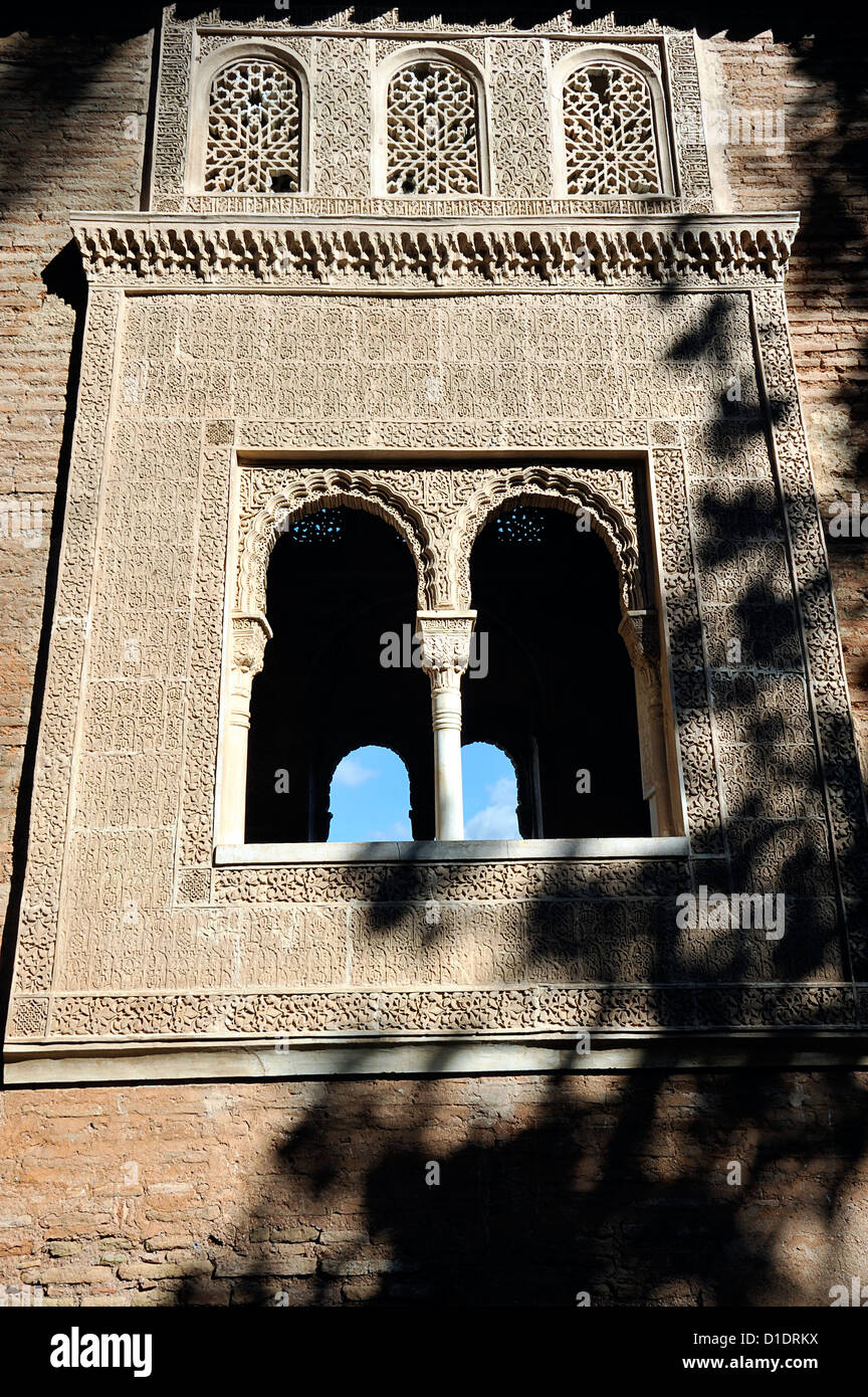 Moorish arched windows alhambra hi-res stock photography and images - Alamy
