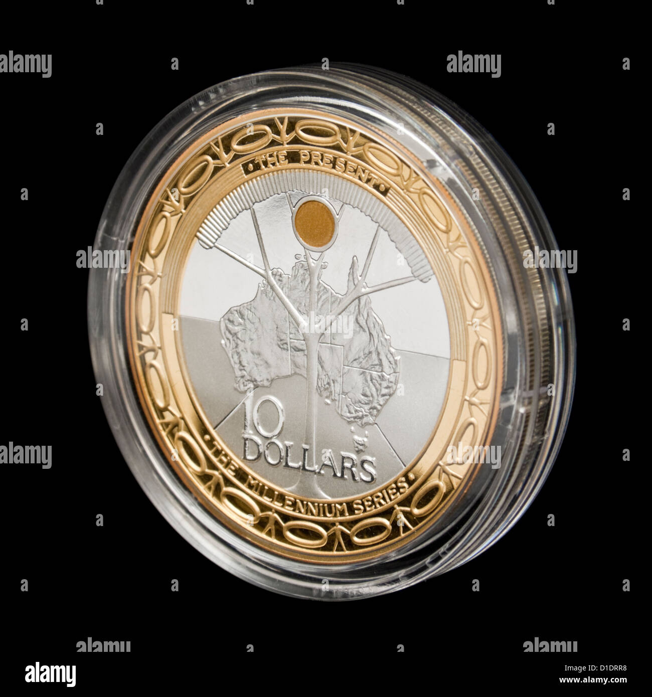 "The Present" (Millennium Series) 24ct Gold plated Silver Proof 10 ...