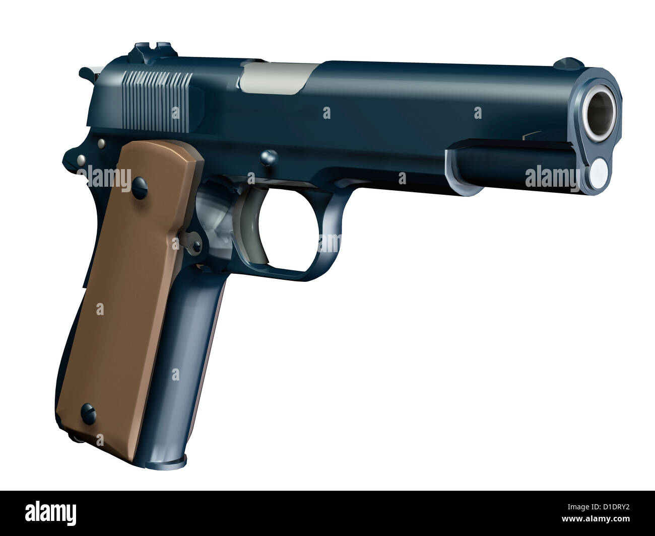 handgun, a colt pistol Stock Photo - Alamy