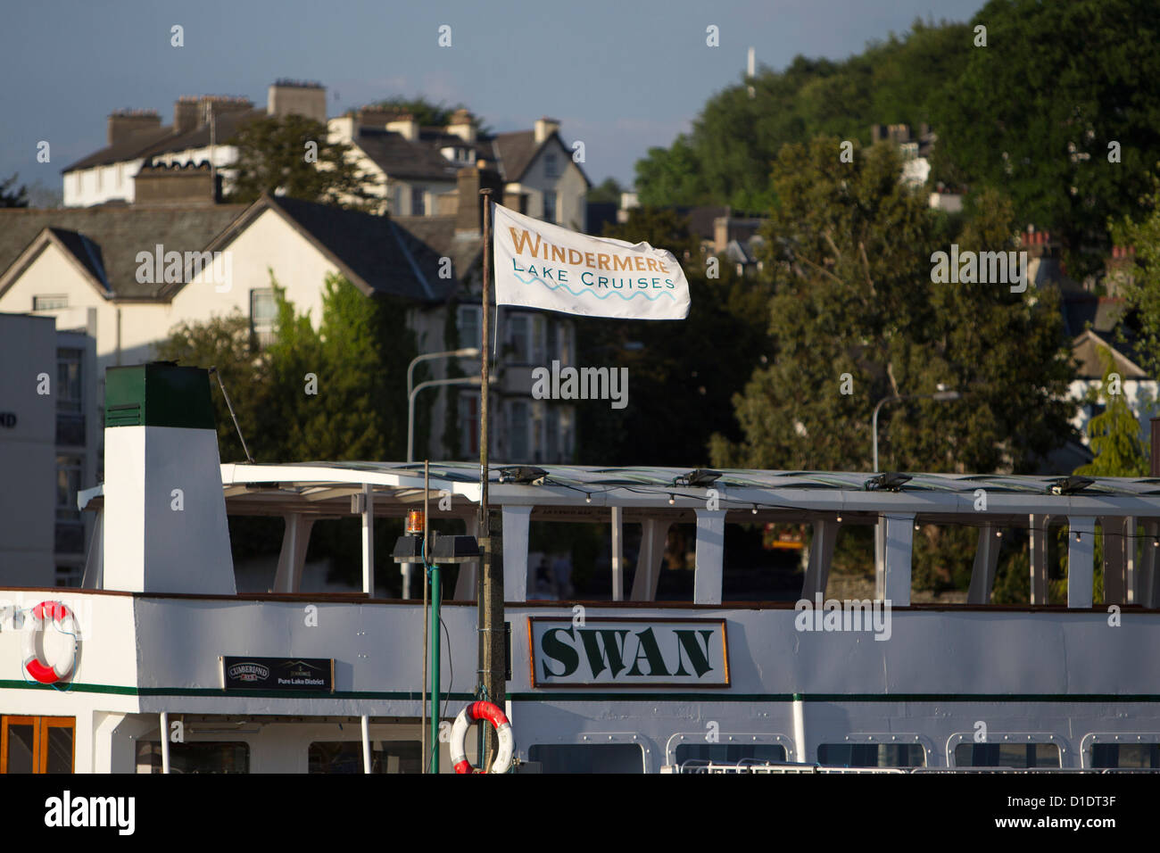 The MV Swan , originally steam , passenger ferry on Lake Windermere ...