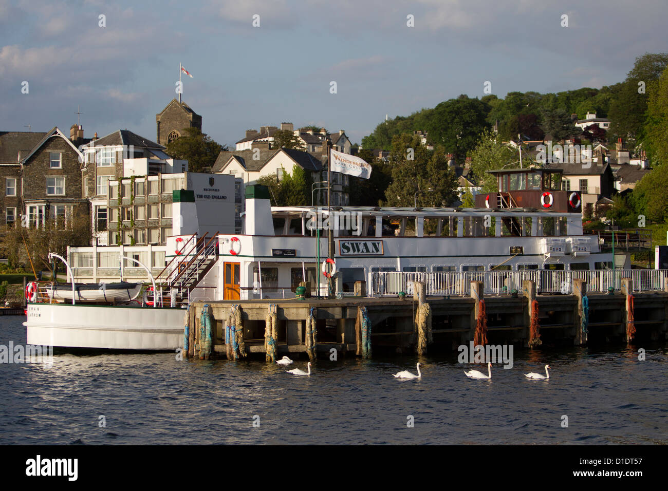 The MV Swan , originally steam , passenger ferry on Lake Windermere ...