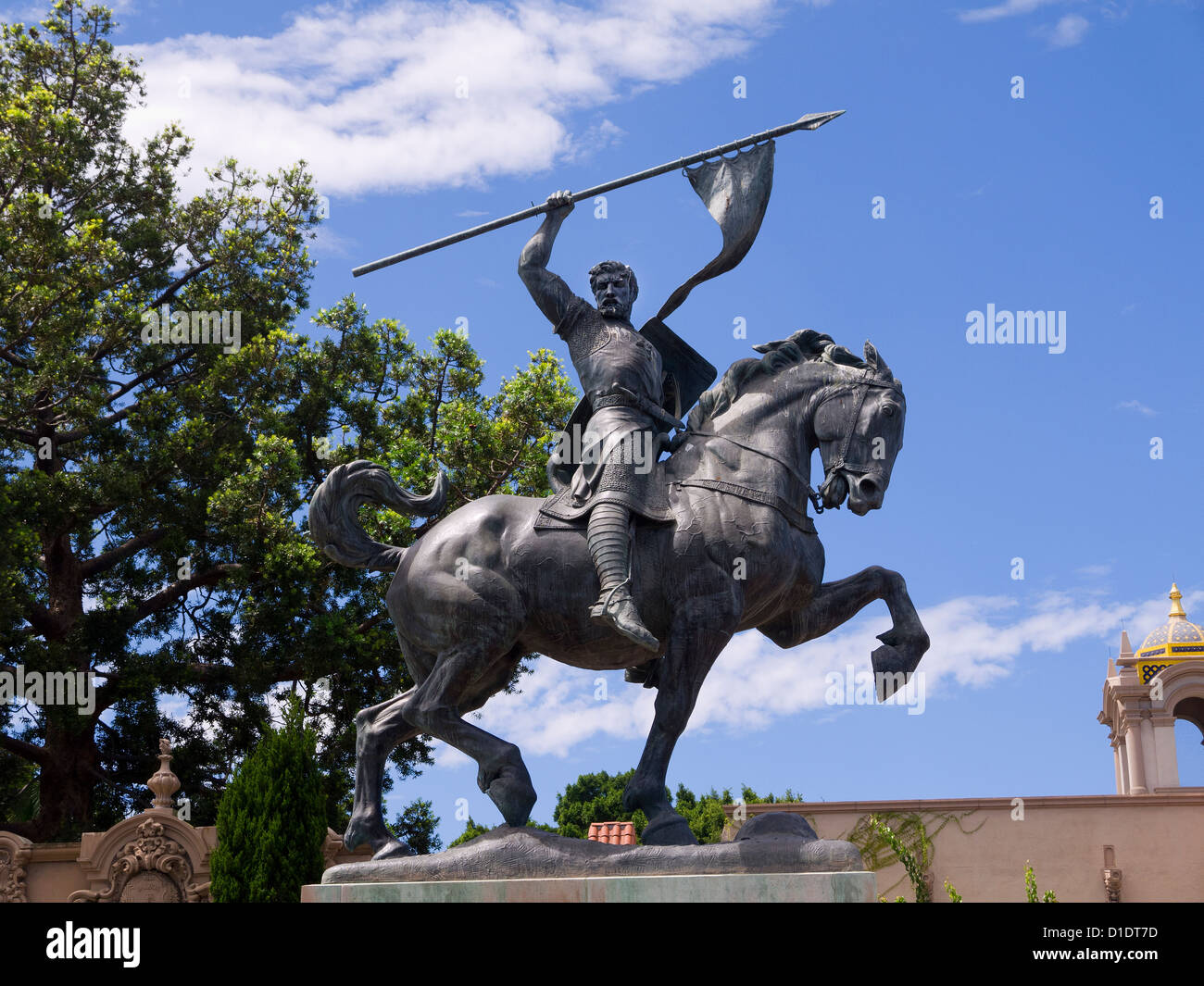Statue of El Cid in Balboa Park in San Diego California USA Stock Photo ...