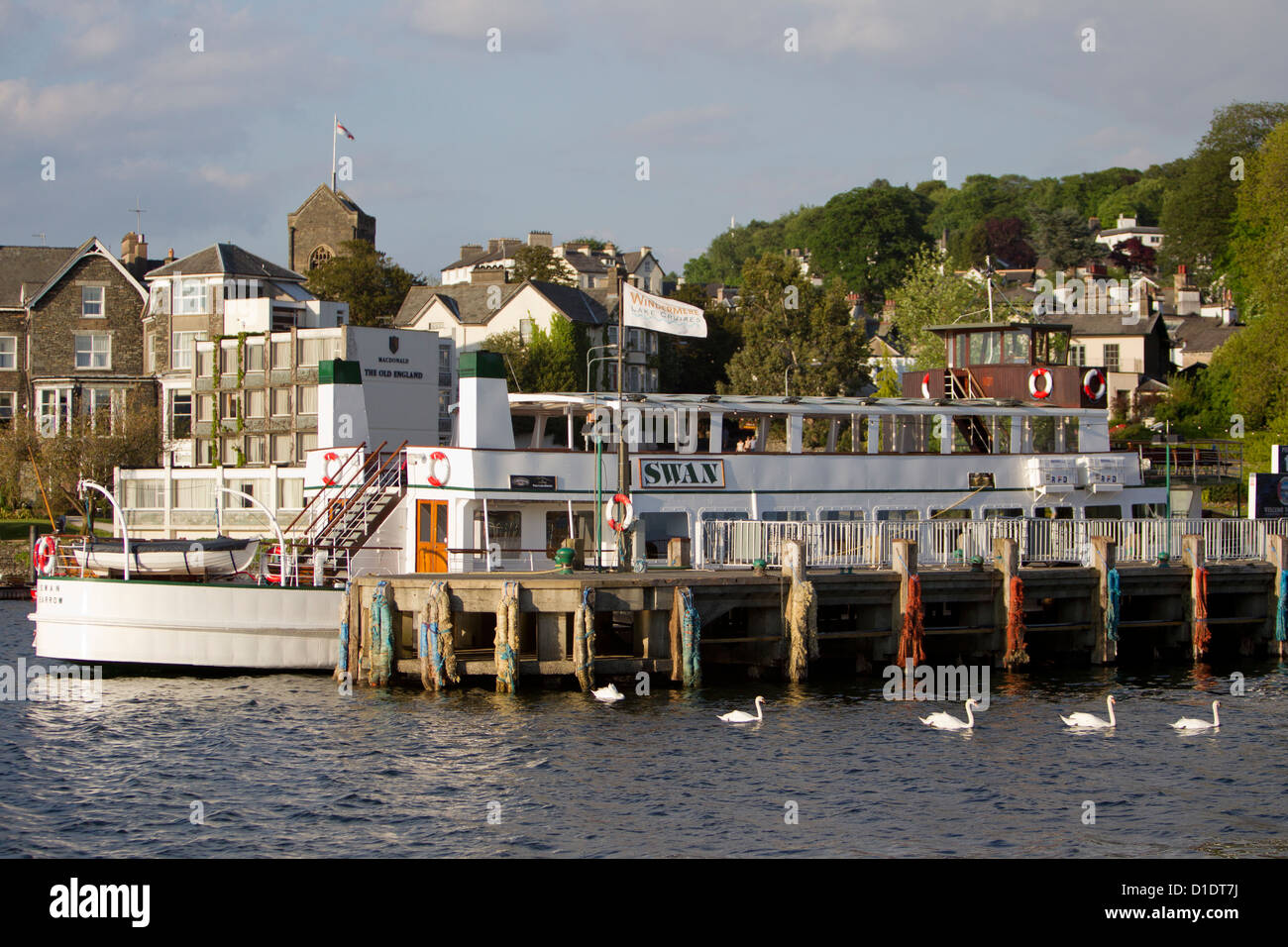 The MV Swan , originally steam , passenger ferry on Lake Windermere ...
