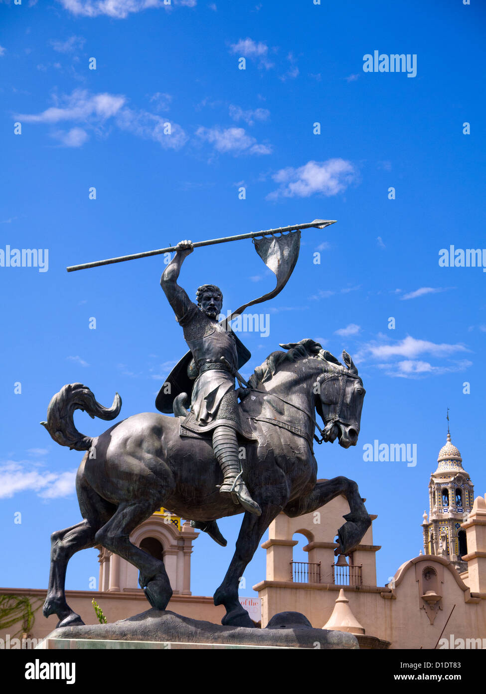 Statue of El Cid in Balboa Park in San Diego California USA Stock Photo ...