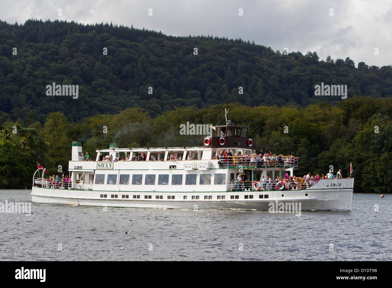 The MV Swan , originally steam , passenger ferry on Lake Windermere ...