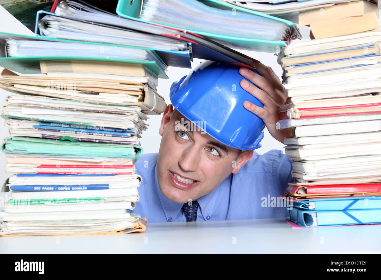 An architect worry about paperwork Stock Photo - Alamy