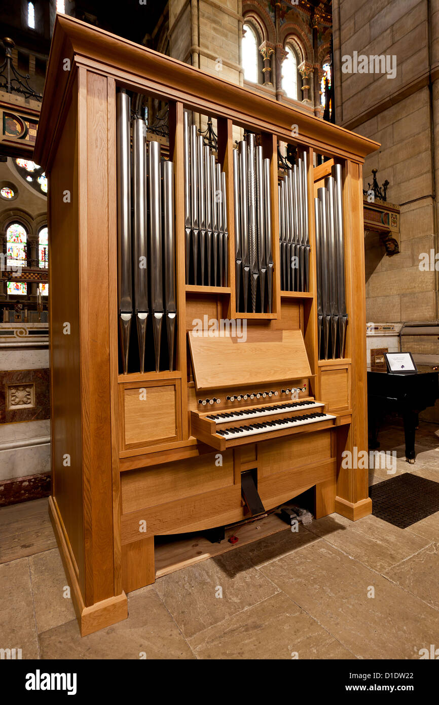 a pipe organ in a cathedral Stock Photo - Alamy