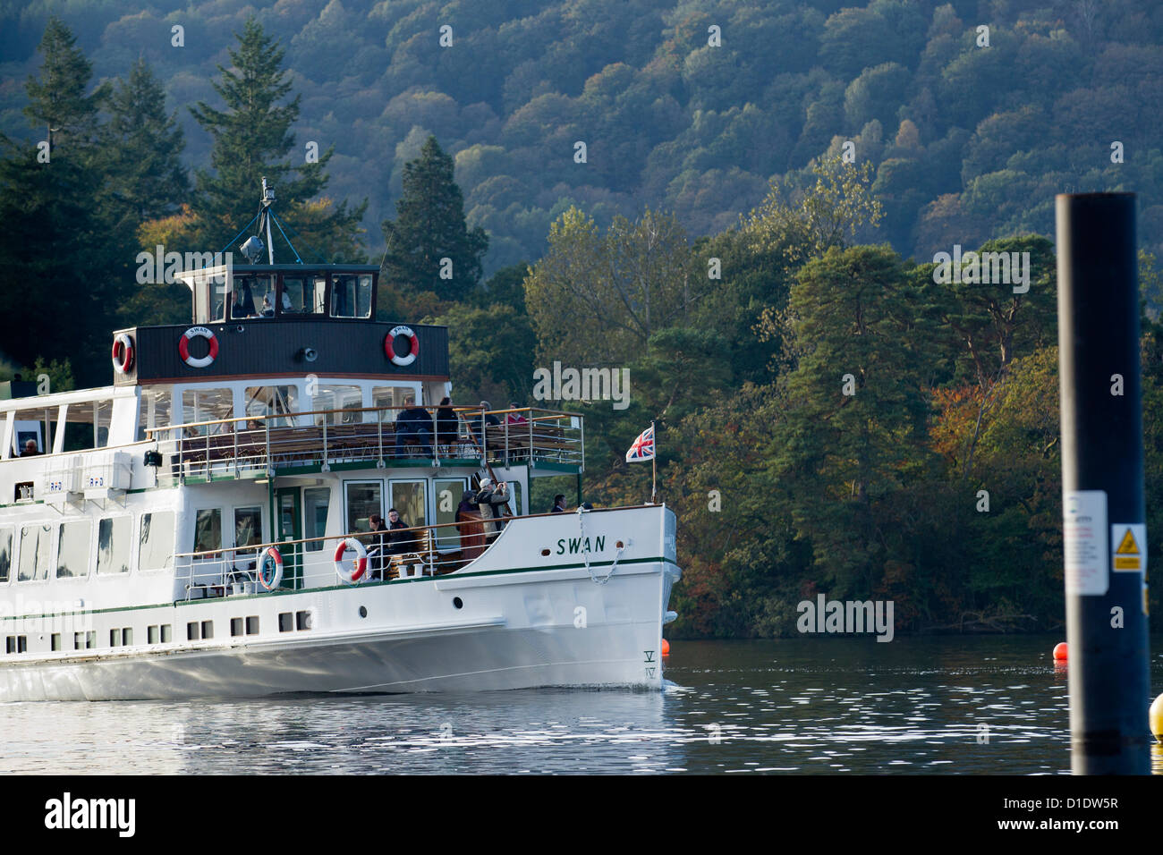 The MV Swan , originally steam , passenger ferry on Lake Windermere ...
