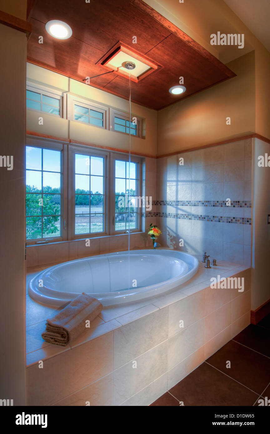 Master bathtub that fills from the ceiling; Loxahatchee; Florida; USA ...