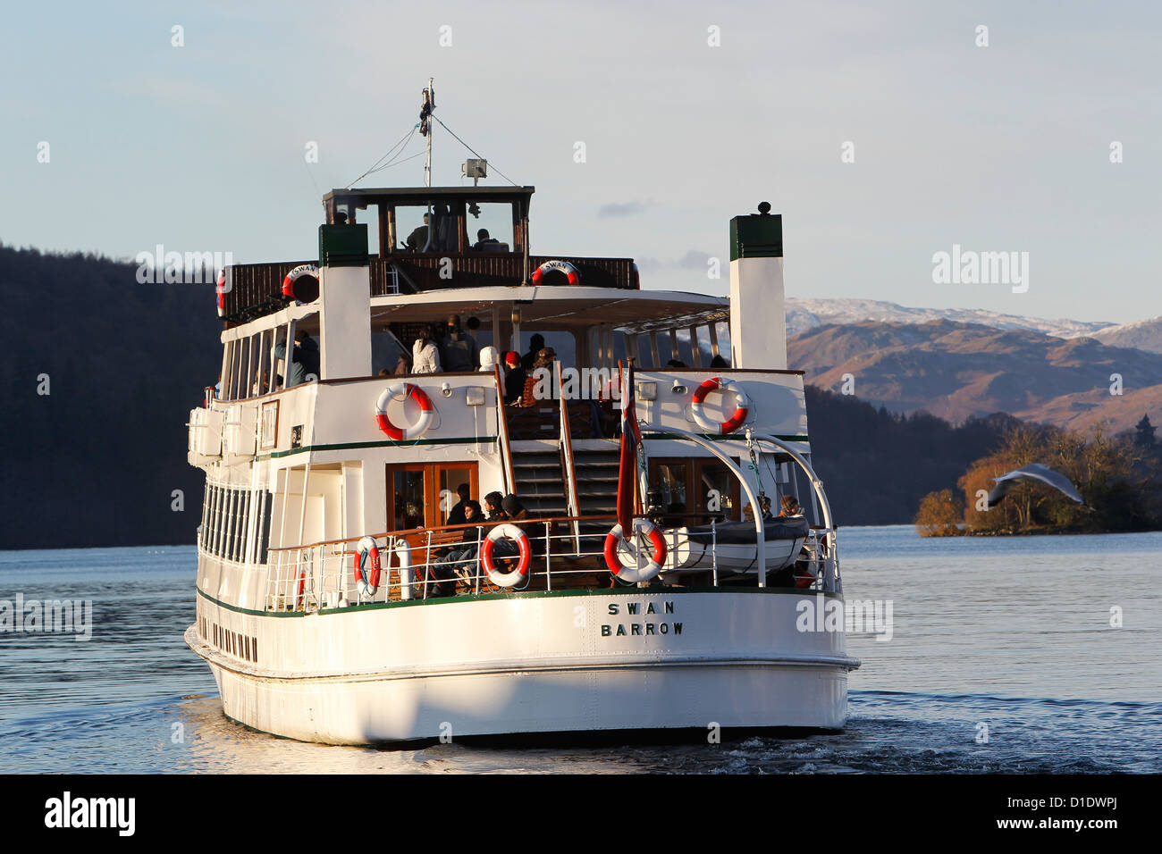 The MV Swan , originally steam , passenger ferry on Lake Windermere ...
