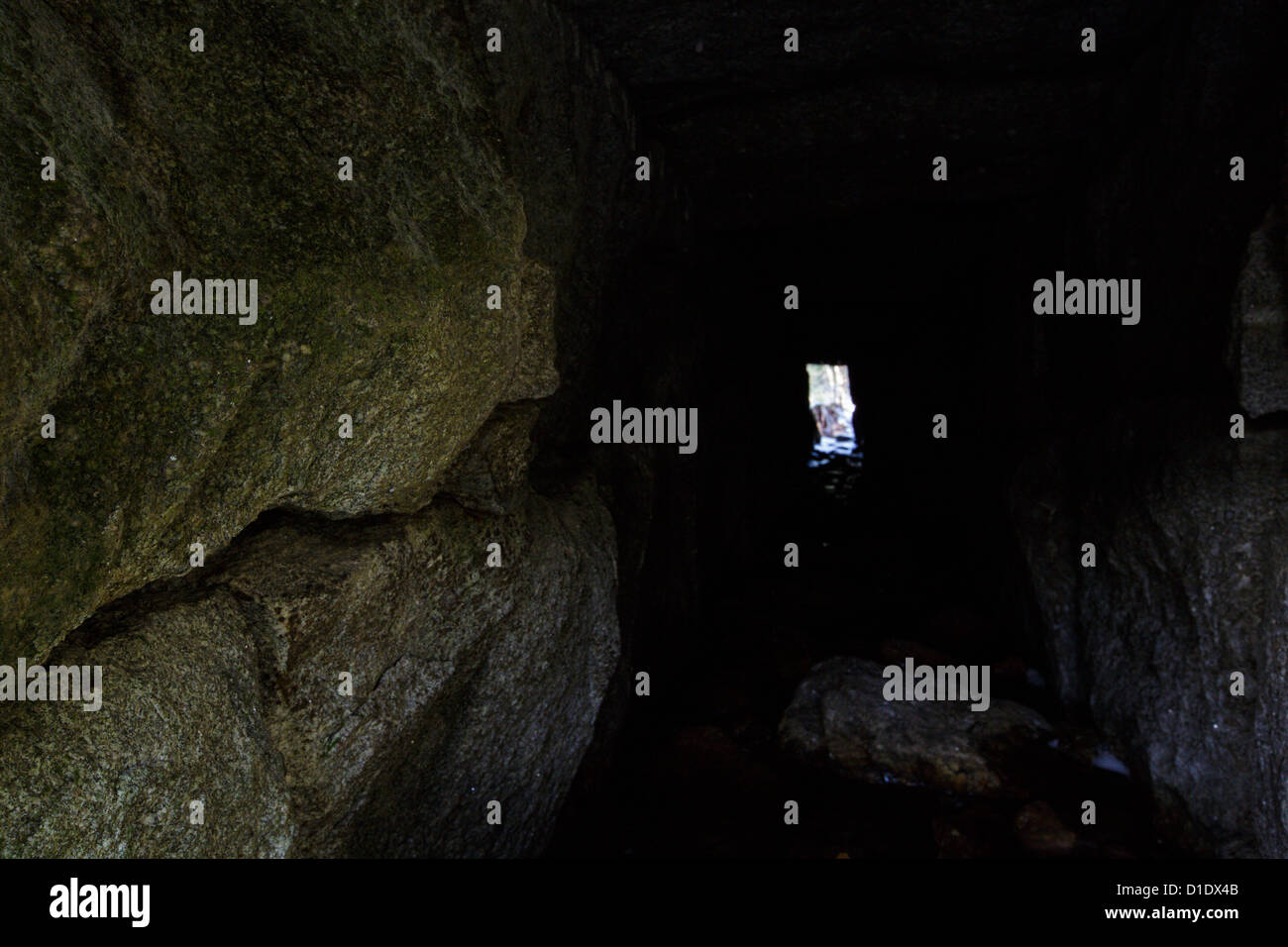 Granite culvert along the abandoned Mt Washington Branch of the Boston ...