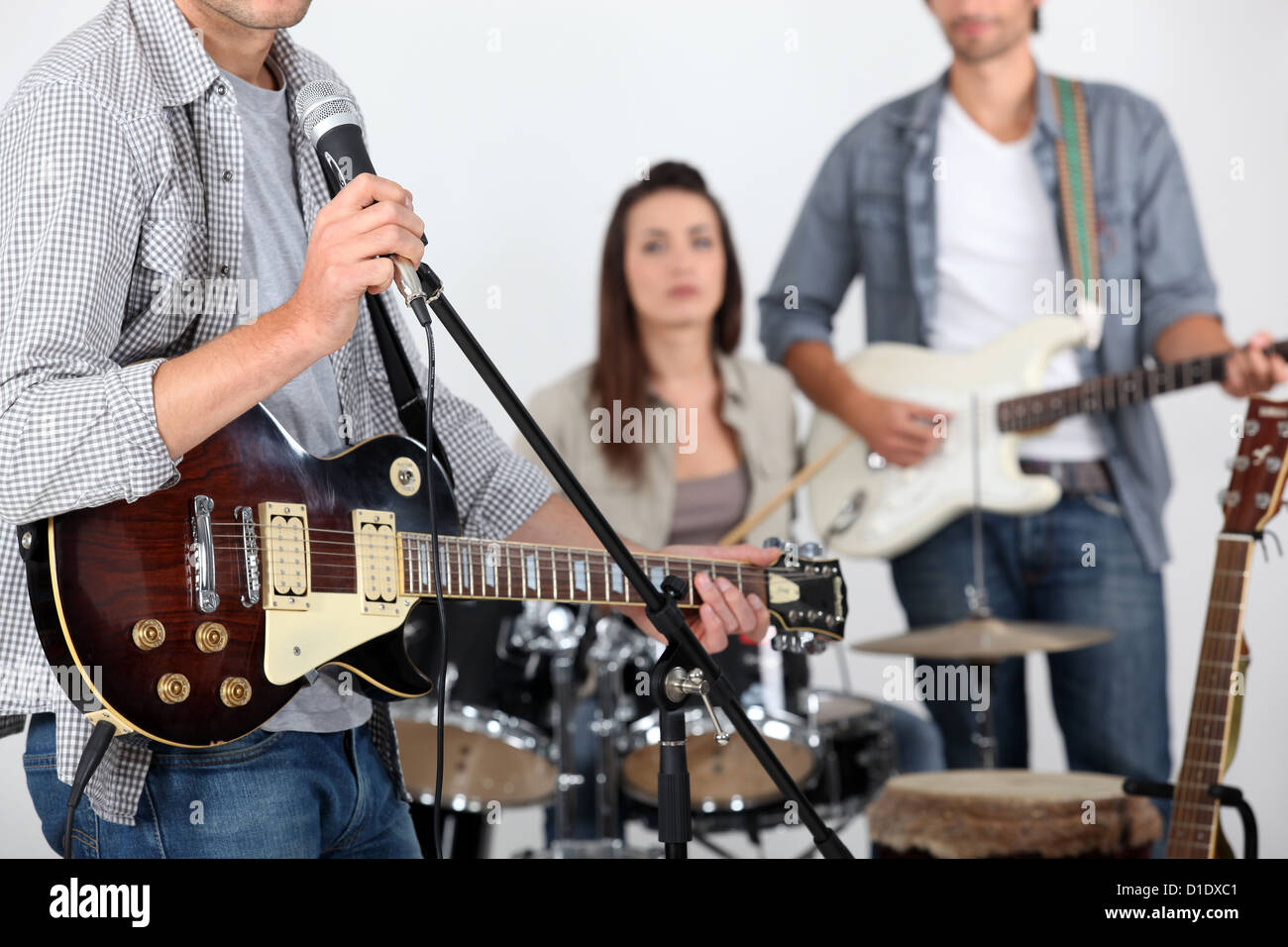 Rock singer cutout hi-res stock photography and images - Alamy