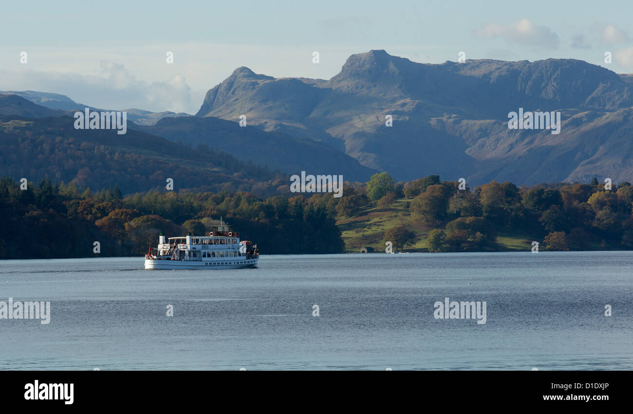 The MV Swan , originally steam , passenger ferry on Lake Windermere ...