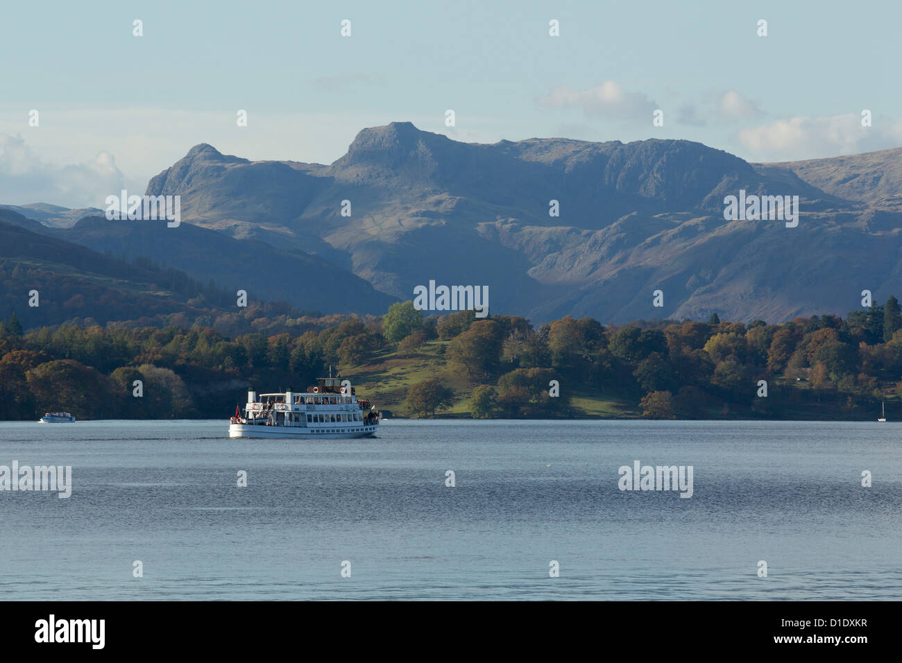 The MV Swan , originally steam , passenger ferry on Lake Windermere ...