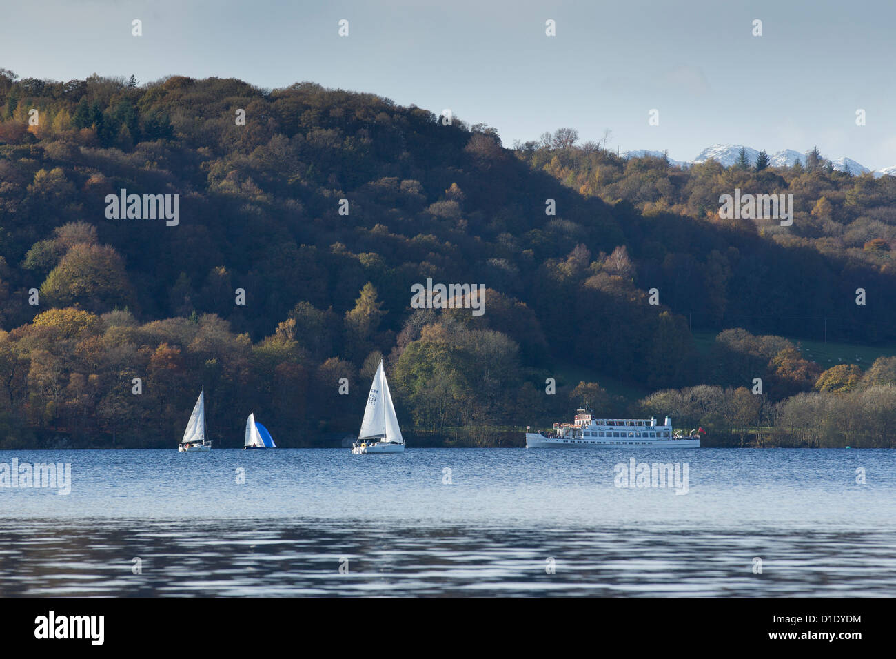 The MV Swan , originally steam , passenger ferry on Lake Windermere ...