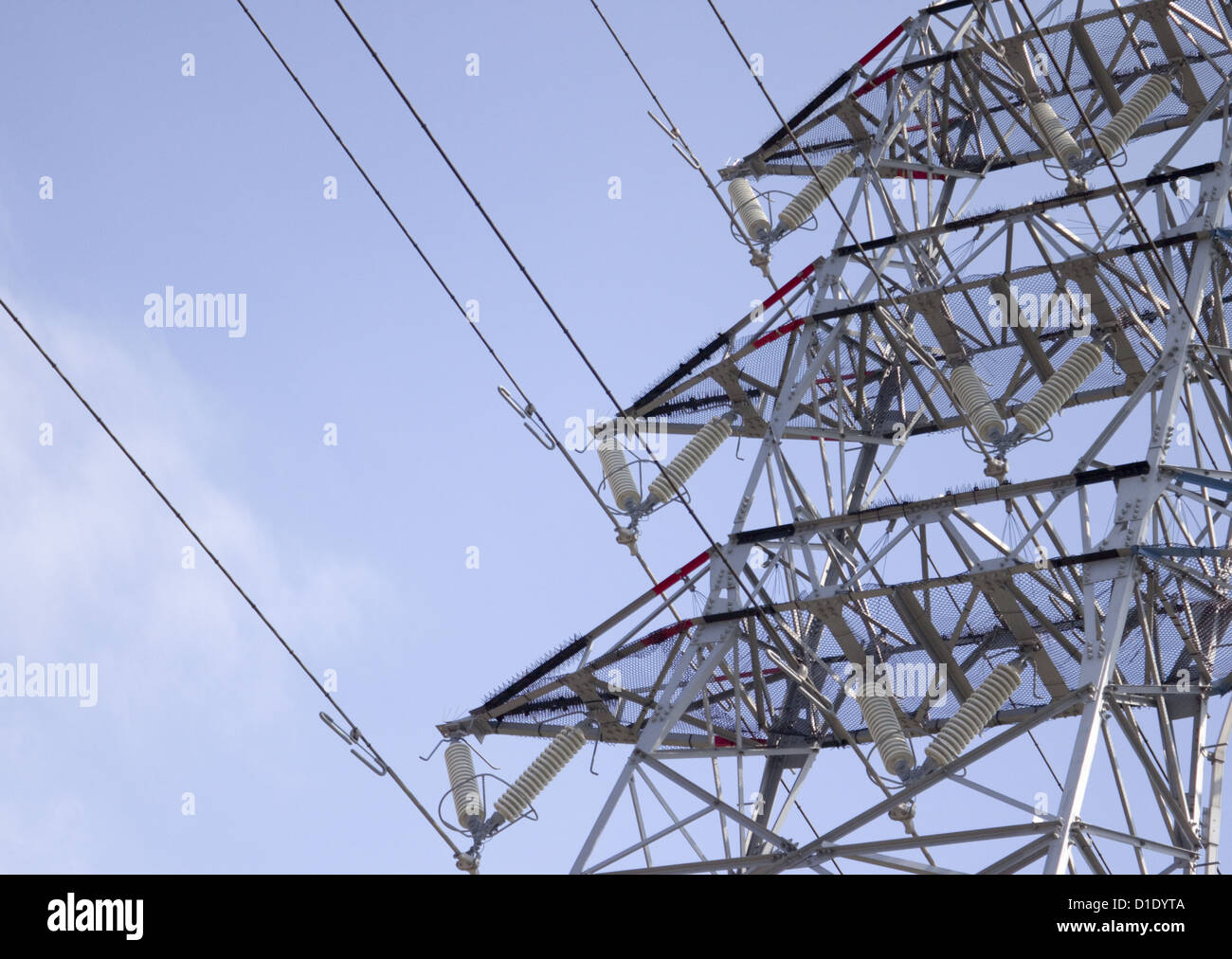 Transmission line tower Stock Photo - Alamy