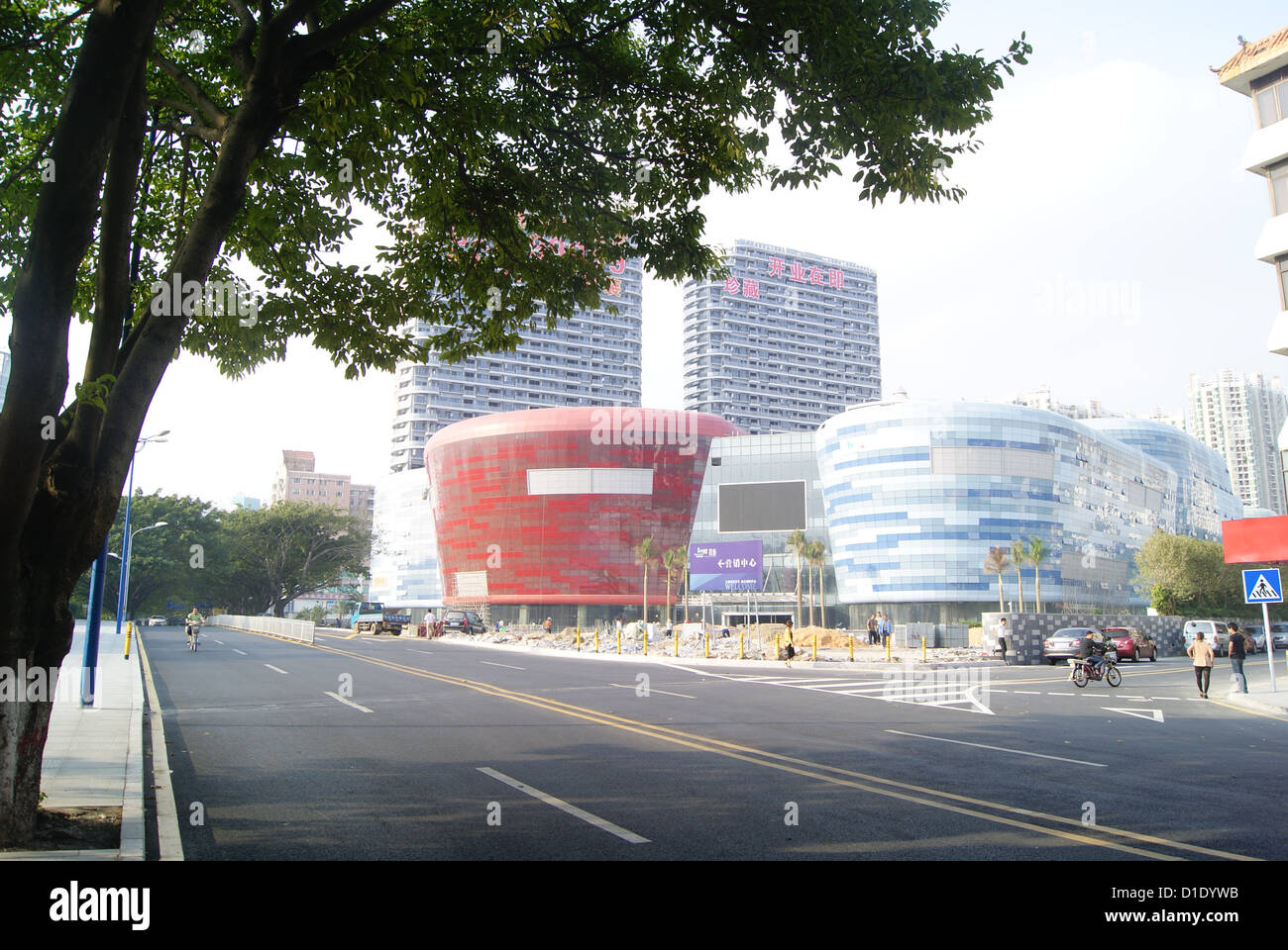 Urban architecture and urban traffic, in shenzhen, China Stock Photo ...