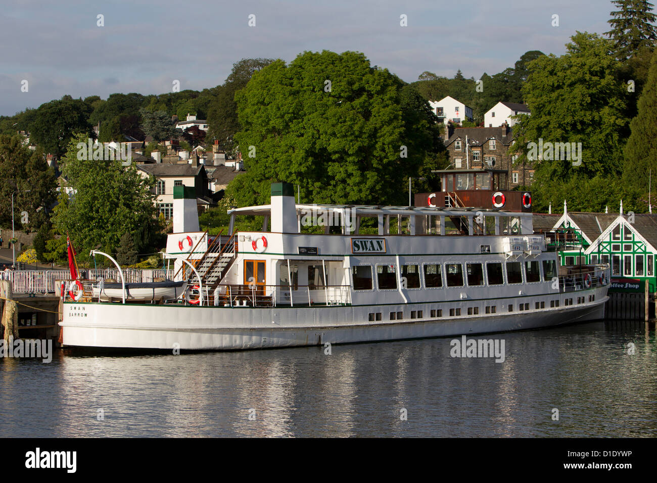 The MV Swan , originally steam , passenger ferry on Lake Windermere ...
