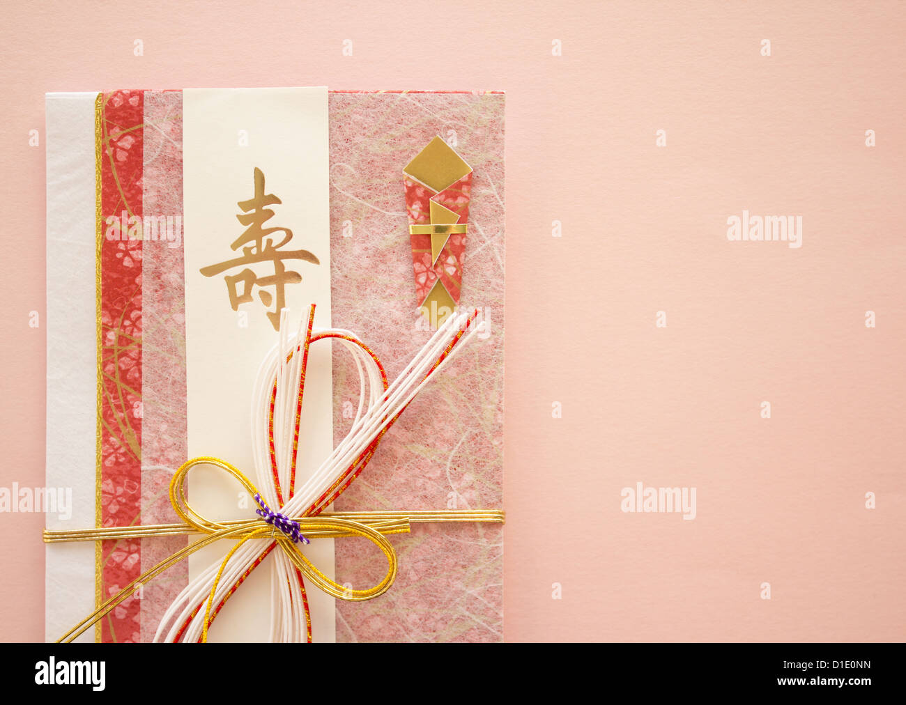 Kotobuki (Congratulation) gift envelope Stock Photo - Alamy