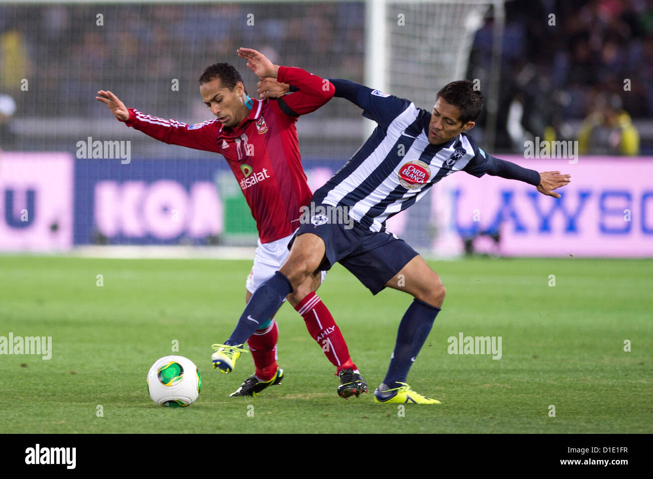 Sayed Moawad (Al Ahly), Severo Meza (Monterrey), DECEMBER 16, 2012 ...