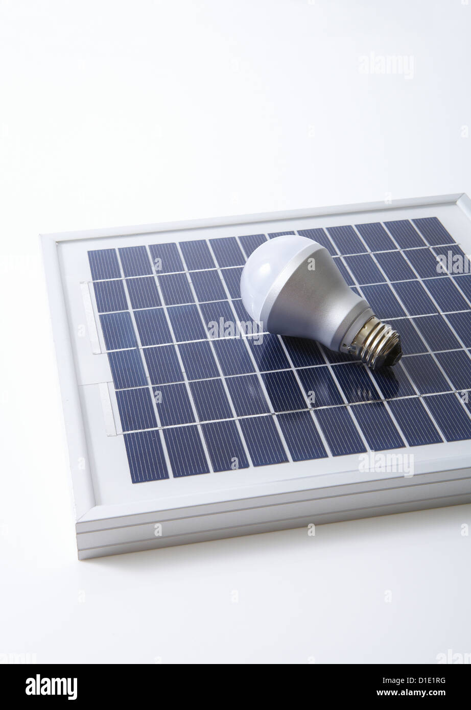 Solar panel led bulb hi-res stock photography and images - Alamy