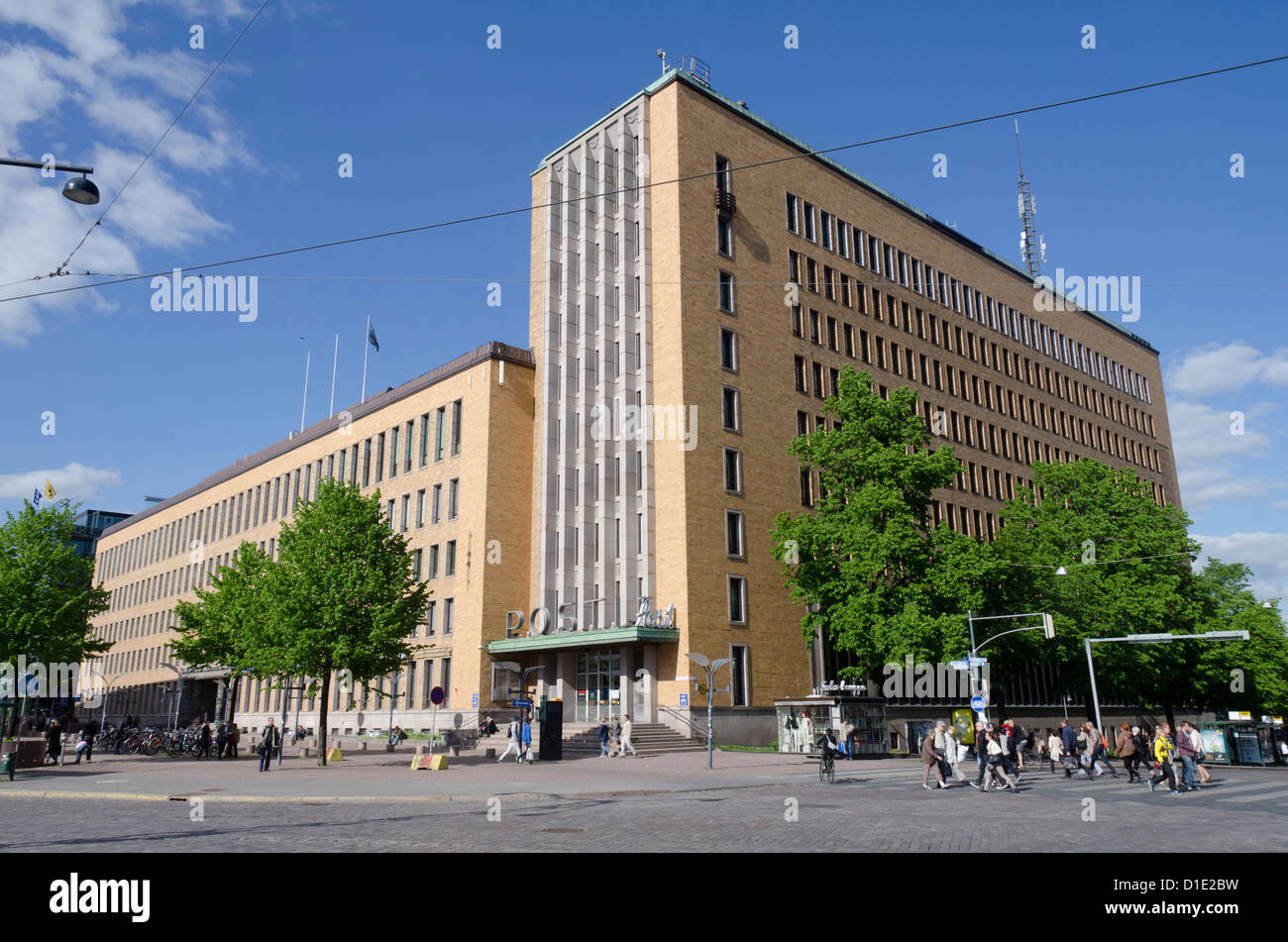 Post Office Building, Helsinki, Finland, Scandinavia, Europe Stock ...