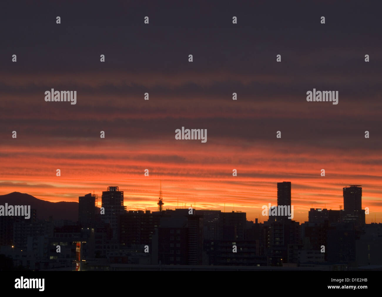 Sapporo at sunset hi-res stock photography and images - Alamy