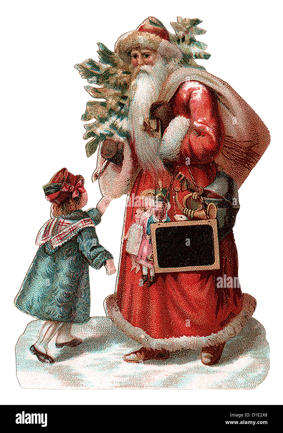 Santa Claus standing Stock Photo - Alamy