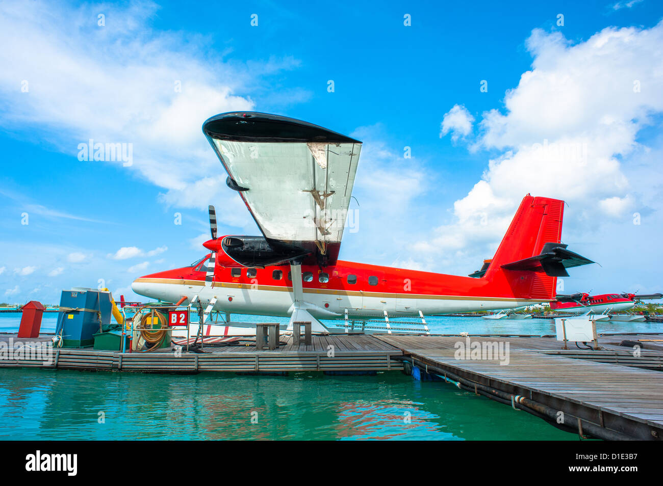 Hydroplane at Male airport, Maldives Stock Photo - Alamy