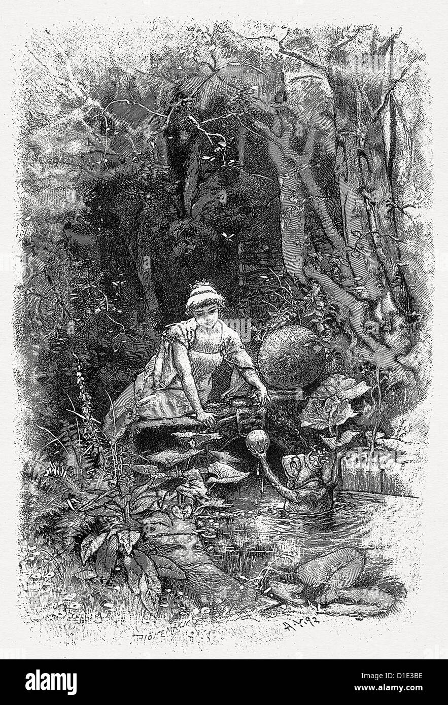 The Frog King or Iron Henry Stock Photo - Alamy