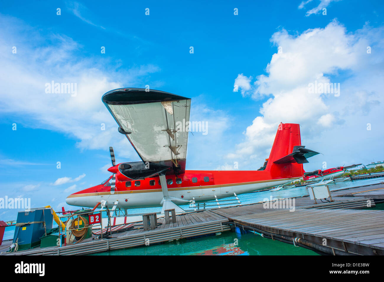 Hydroplane at Male airport, Maldives Stock Photo - Alamy