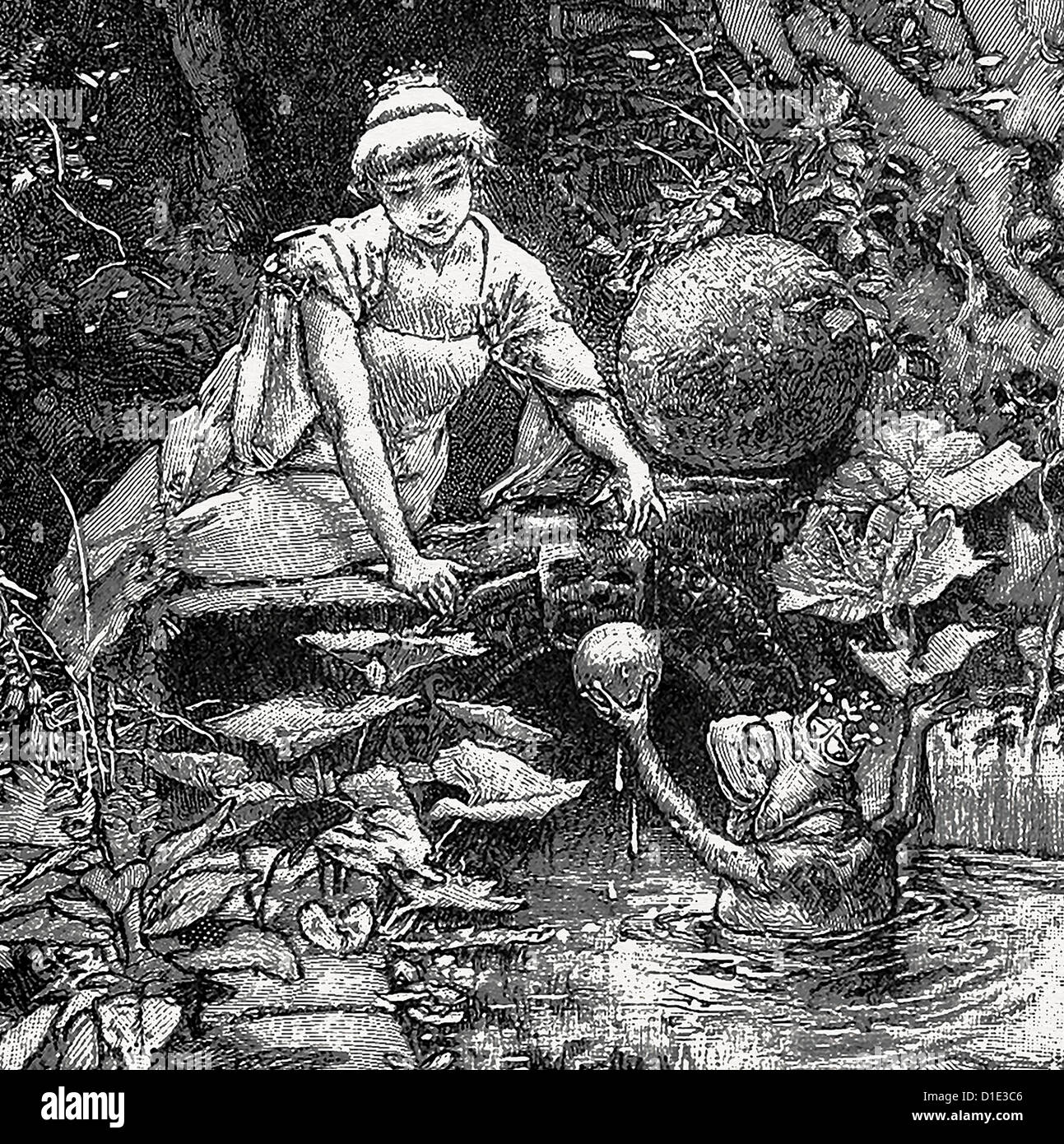 The Frog King or Iron Henry Stock Photo - Alamy