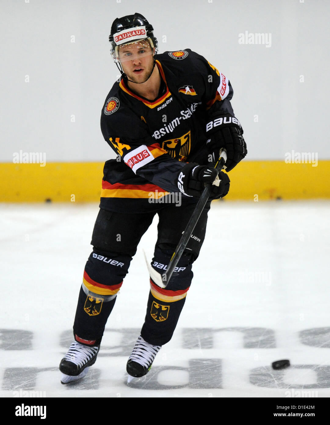 Germany's Garrett Festerling is picturd during the ice hockey ...