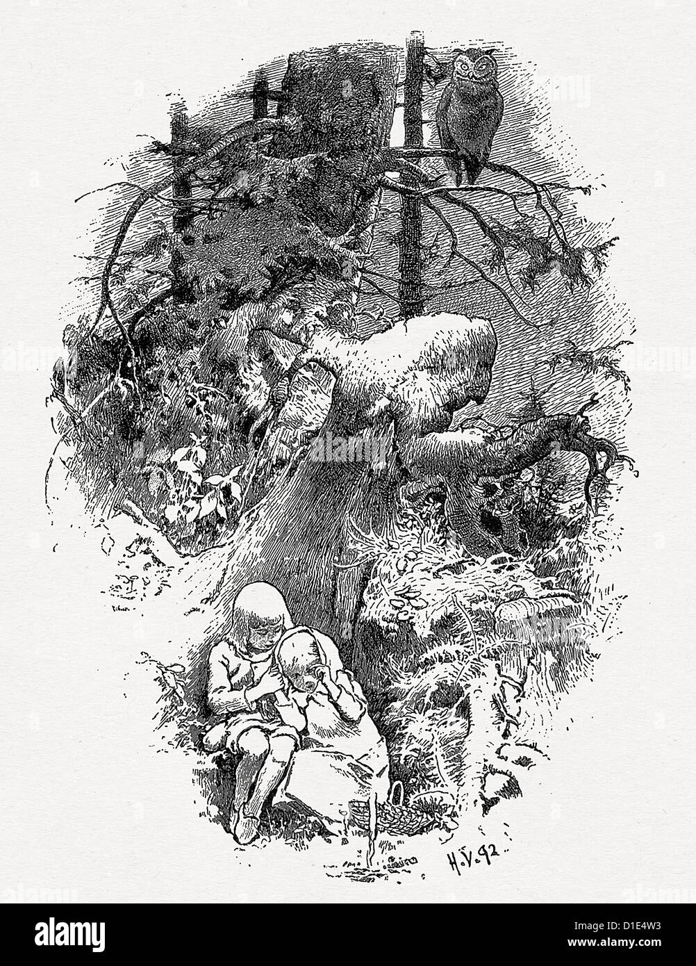 Hansel gretel grimm illustration hi-res stock photography and images ...