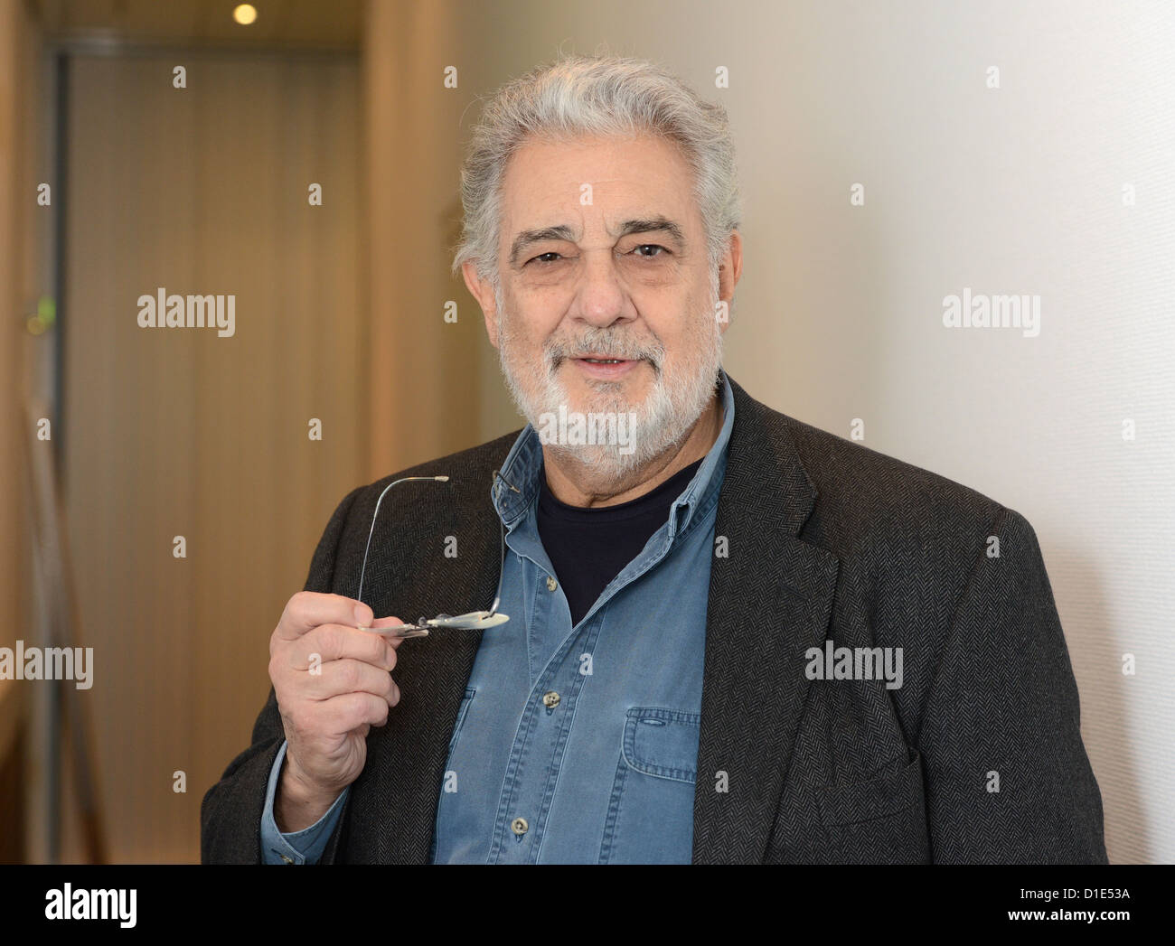 Spanish opera singer Placido Domingo is pictured during a press date ...
