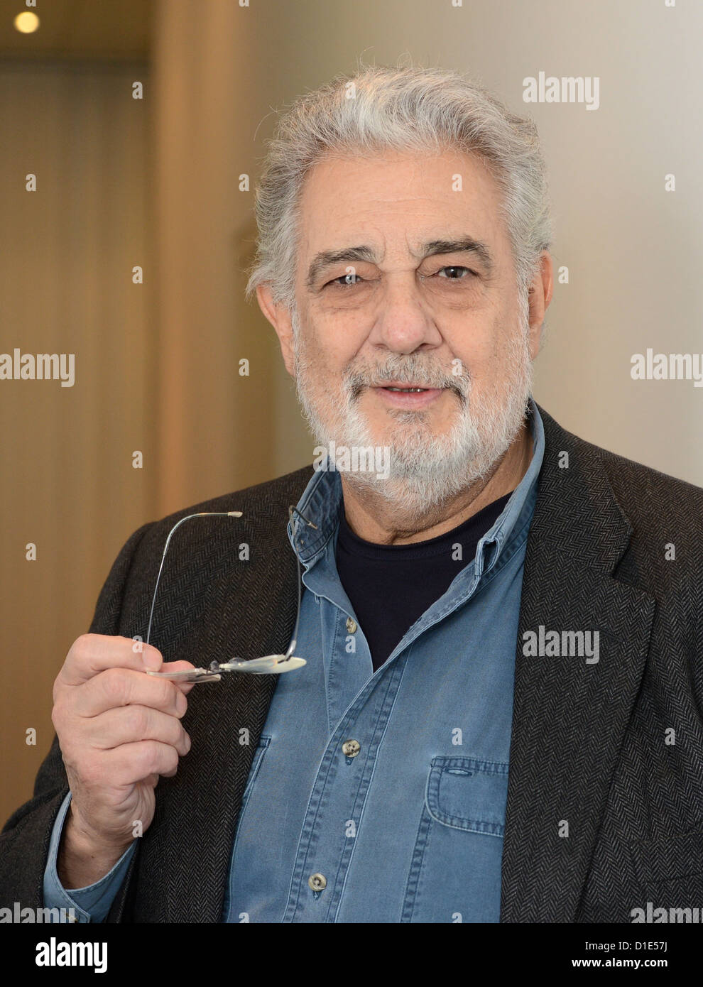 Spanish opera singer Placido Domingo is pictured during a press date ...