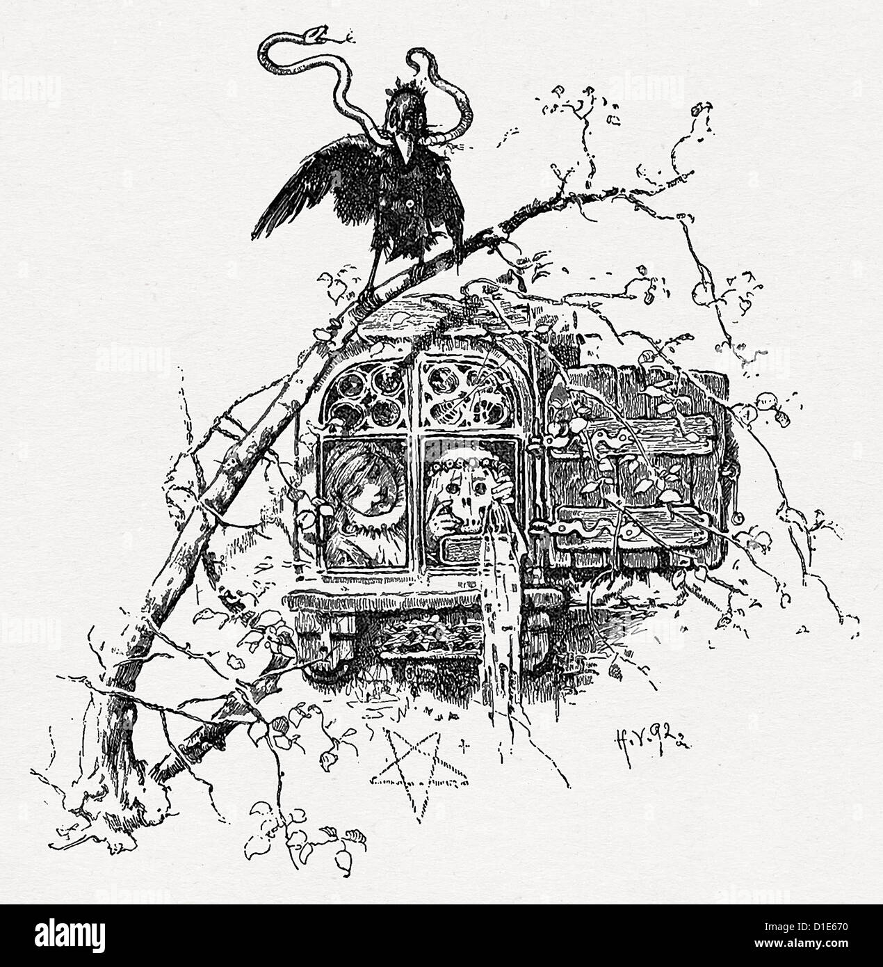 Fitcher s Bird Stock Photo - Alamy