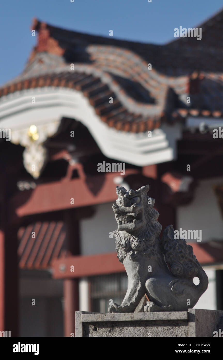 Naha (Okinawa, Japan), Buddhist temple of Conan ‘the praying dog ...